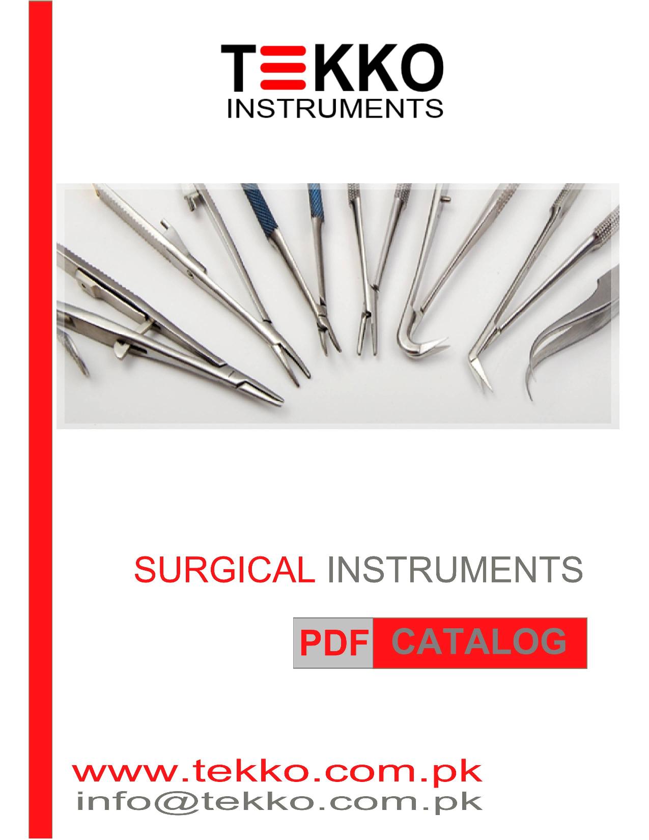 PDF CATALOGUE – Tekko Instruments